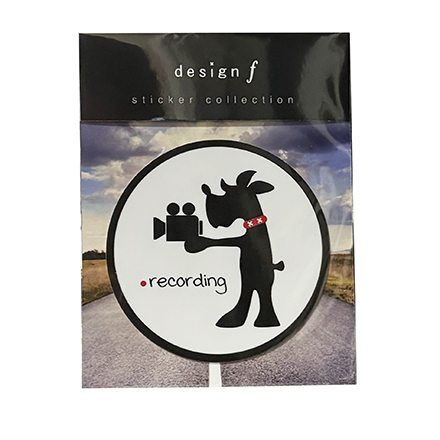 design f online shop / living f dog recording sticker
